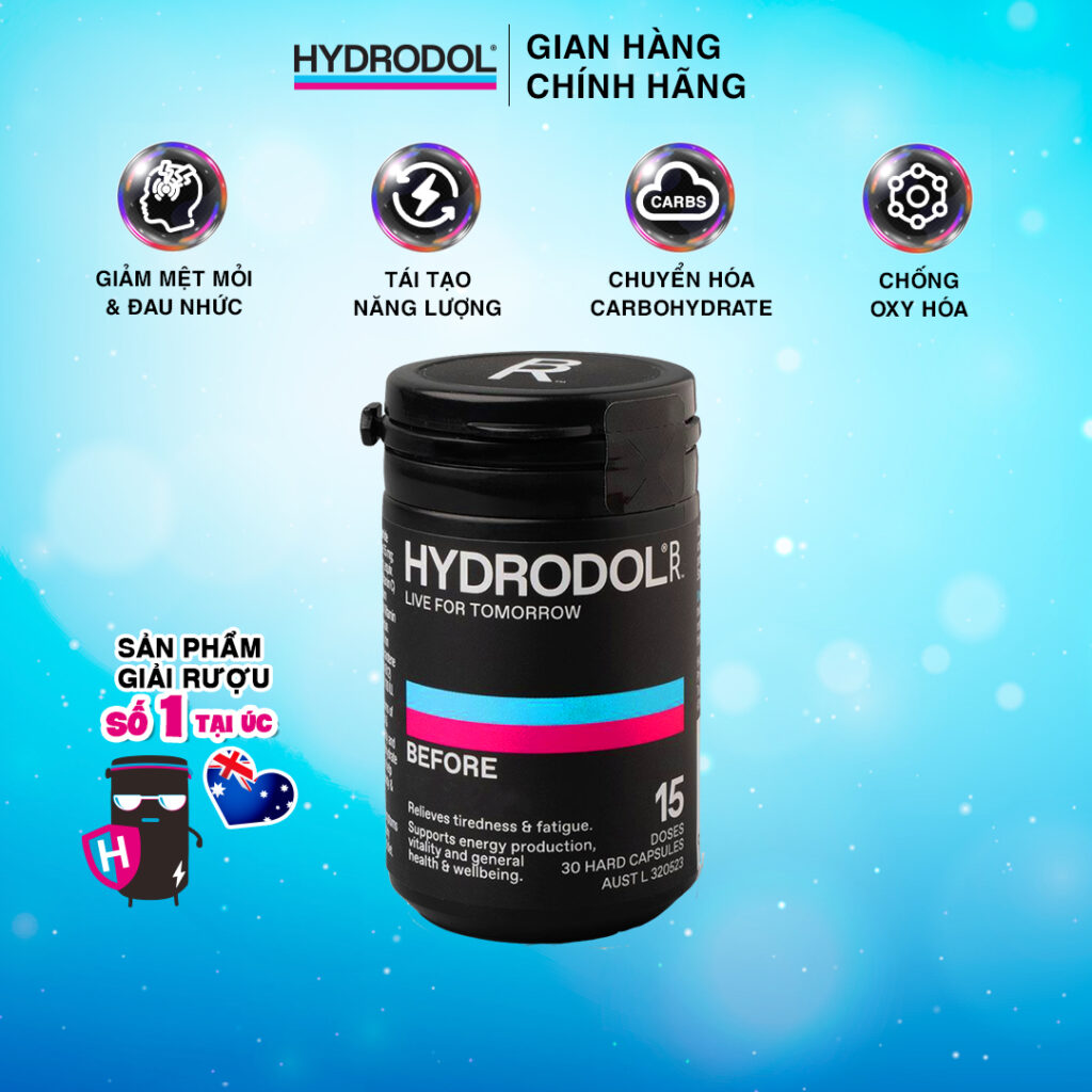 Hydrodol – Sản phẩm giải rượu số 1 tại Úc